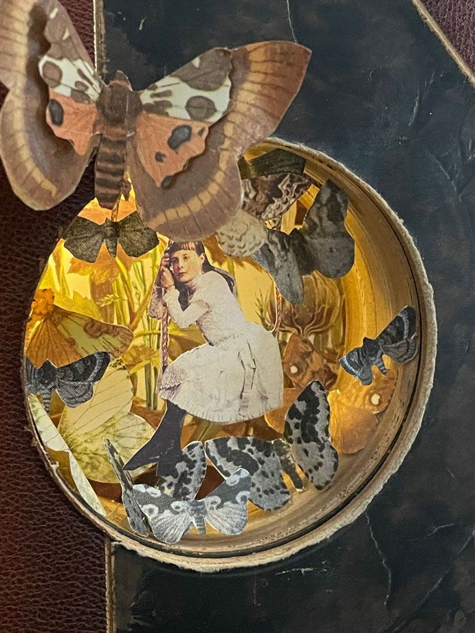 Näyttely: "Näkymiä" - Katri Oikarisen kierrätyskirjataidetta - Museot.fi